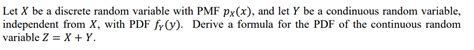 Let X Be A Discrete Random Variable With Pmf Pxx