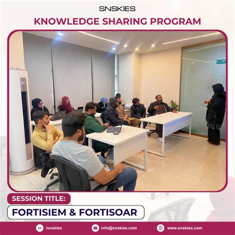 Knowledge Sharing Program Snskies Solutions Design And Development