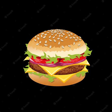 Premium Vector Burger Vector Art Design Premium Vector Burger Vector Art Design