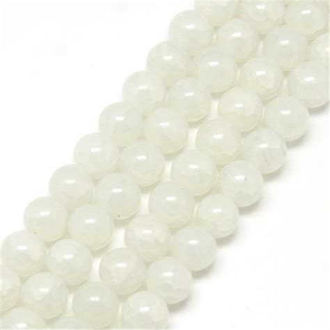 Marbled Glass Beads White Beads Riverside Beads