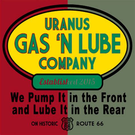 Uranus Gas N Lube Co T Shirt Uranus Apparel