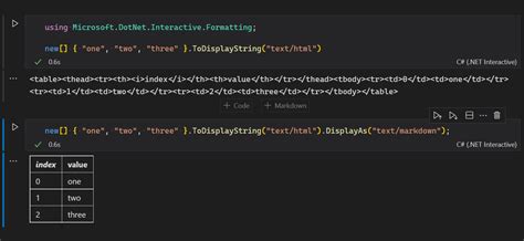 Text Markdown Mime Type No Supported As Output Issue 1983 Dotnet