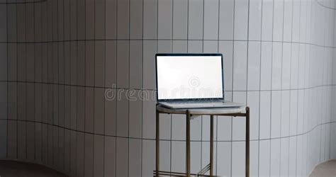 Empty Screen Laptop Mockup Template For Banners And Other Design