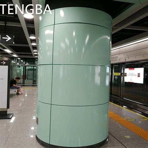 Professional Custom Subway Aluminum Panels Alloy Cladding Column