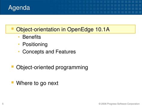 Ppt Object Oriented Programming With Openedge® 101a Powerpoint