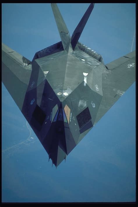 Retracted Ils Antennas Just Behind Canopy R F117a