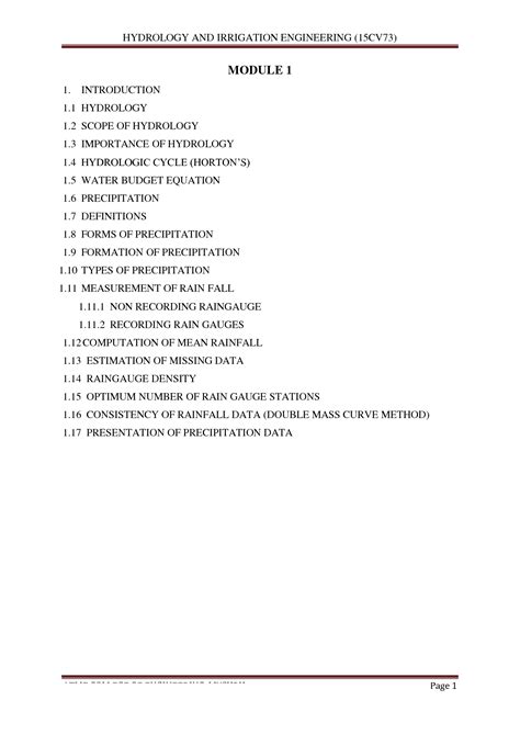 Solution Hydrology Precipitation 1 Studypool