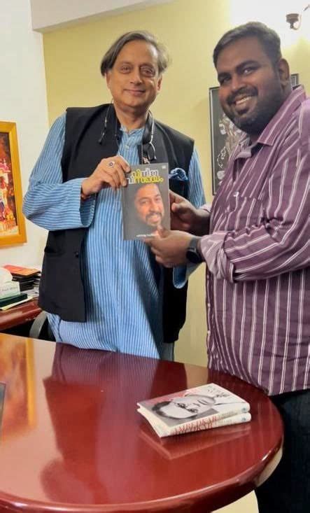 Shashi Tharoor On Twitter With The Author Fazalurahman And His Book
