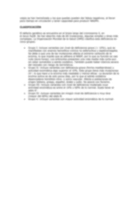 SOLUTION Unidad 2 Tarea 10 Articulo D Ficit De Glucosa 6 Fosfato
