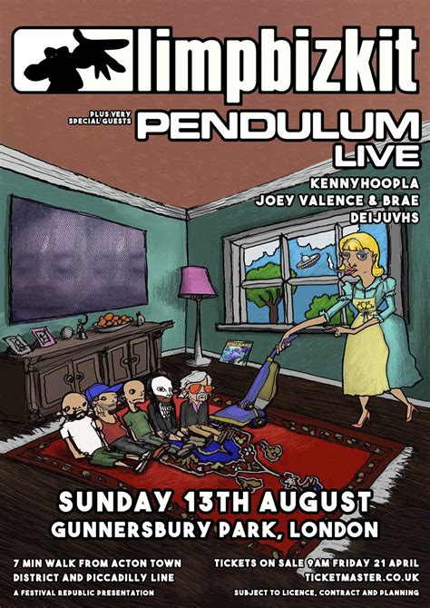 Limp Bizkit Special Guests Pendulum London Gunnersbury Park