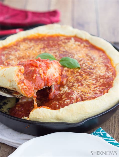How To Make Homemade Deep Dish Pizza