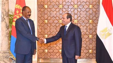 السيسي يؤكد حرص مصر على ترسيخ التعاون الاستراتيجي مع إريتريا