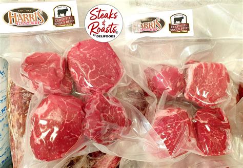 Harris Ranch® Certified Angus Beef Tenderloin Steak Grass Raised Grain Finished Steaks And Roasts
