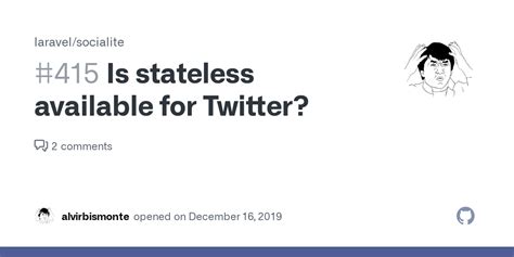 Is Stateless Available For Twitter Issue 415 Laravel Socialite