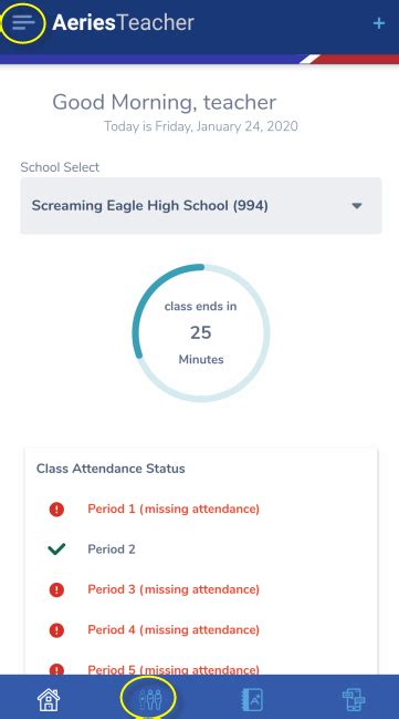 Aeries Teacher App Attendance Aeries Software