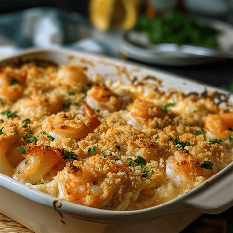 Cozy Baked Shrimp Casserole Recipe Seaside Comfort In One Dish That
