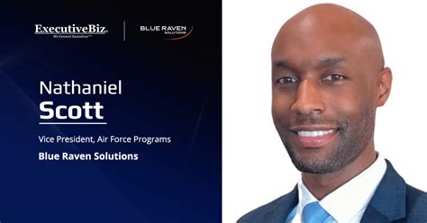 Nathaniel Scott Joins Blue Raven As Air Force Programs Vp