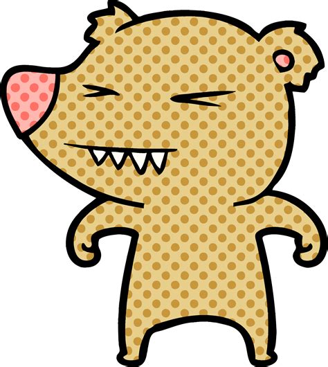 Angry Bear Cartoon 42327936 Png