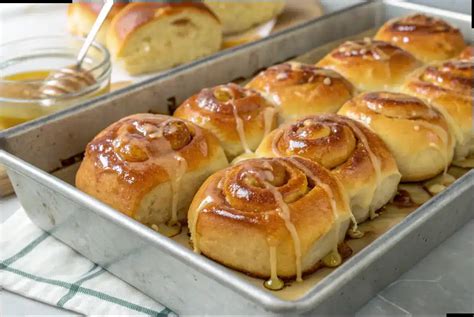 Easy Honey Buns Recipe Soft Sweet And Sticky