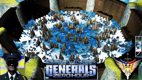 Usa Boss 1vs7 Random Hard Command And Conquer Generals Zero Hour Youtube