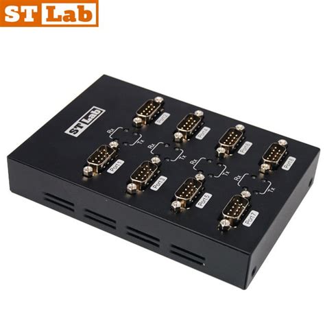 ממיר Stlab U 620 מחיבור Usb20 לחיבור Rs232 8 Port