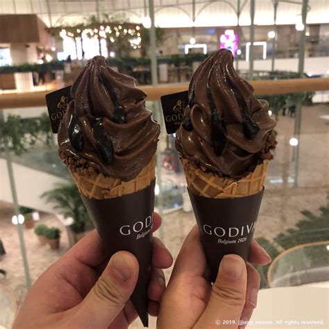 더현대서울 고디바godiva 디저트 추천 더블초콜렛 소프트아이스크림 네이버 블로그