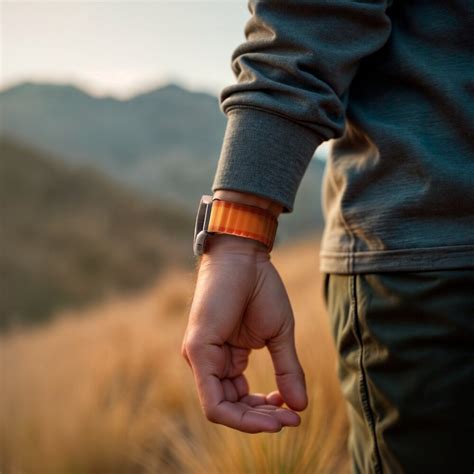 Amazfit GTR 3 Pro Outdoor Nylon Bandje Oranje Smartwatchbanden Nl