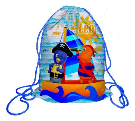 70 Morralito Dulcero Bolo Fiesta Infantil Backyardigans 2 Meses Sin
