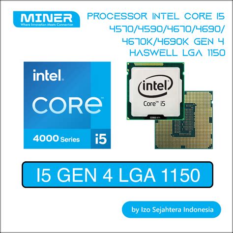 Jual Processor Intel Core I5 4570 4590 4670 4690 4670k 4690k Gen 4 Haswell Lga 1150 Shopee