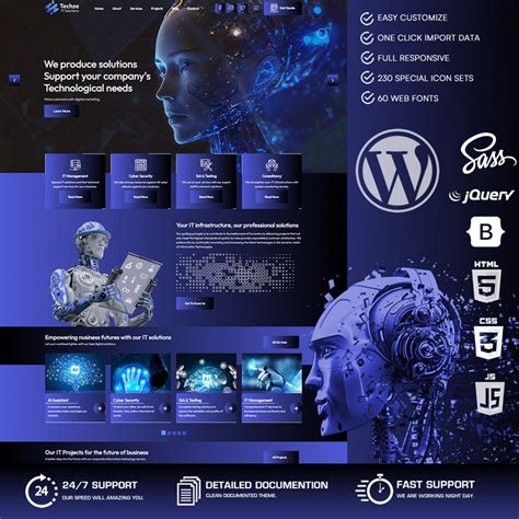 Techze It Solutions And Ai Wordpress Theme