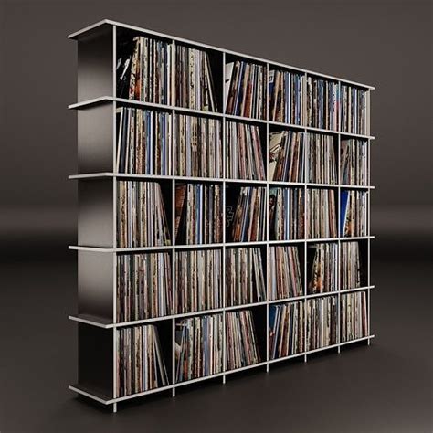 Vinyl Storage No D Model Cgtrader