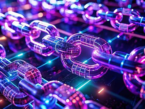 Fascinating Visuals Of Blockchain Technology Represented In 3d Premium Ai Generated Image