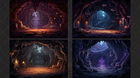 Background Stylized Cave 2 In 2d Assets Ue Marketplace