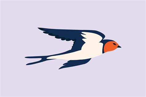 Flying Bird Concept Colored Flat Vector Illustration Isolated Vector Art At Vecteezy