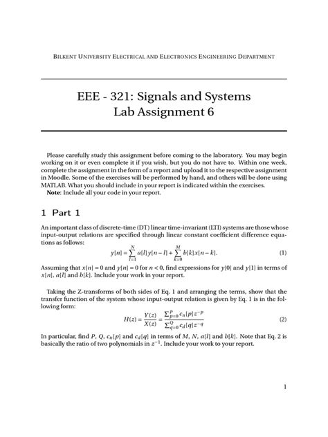 Lab6 2023 2024 Fall Pdf Control Theory Telecommunications