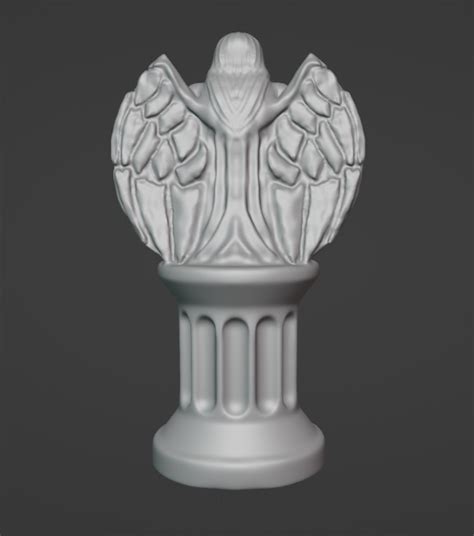 Free Stl File Angel Statue Supportless・3d Print Design To Download・cults