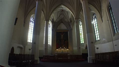 Tallinn Estonia May 2015 Interiors Lutheran Church Old Tallinn