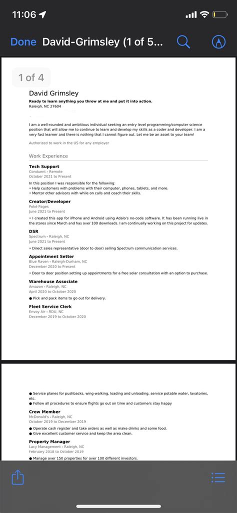 Looking For My First Software Dev Job Pleas Help Ready To Leave My Current Job Now Rresumes