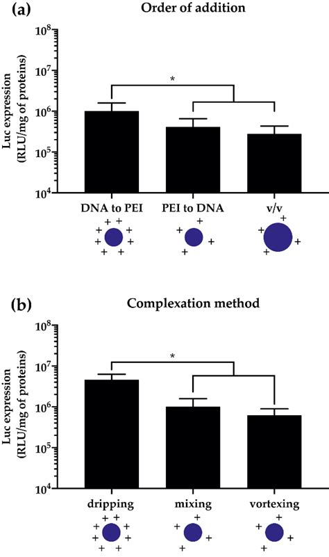 Effect Of The Complexation Method On The Transfection Efficiency Of