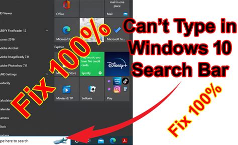 Can T Type In Windows Search Bar Fix Search Start Menu On Windows Adnan Technology
