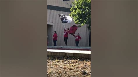 Colorgaurd Routine To Sweet Caroline Youtube