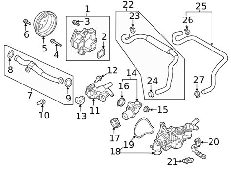 2018-2021 Mazda Water Valve PYFD-15-16ZA | Mazda-Parts