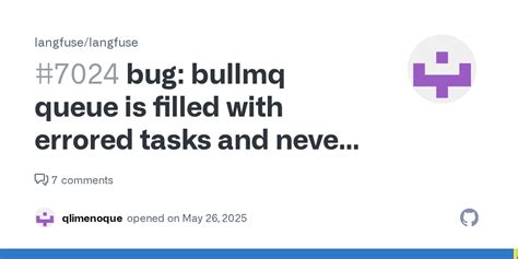 Bug Bullmq Queue Is Filled With Errored Tasks And Never Processed