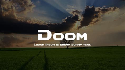 Doom Font Download Free For Desktop And Webfont
