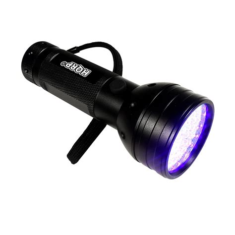 HQRP 390 NM 51 LED Flashlight Blacklight For Hotel Room Inspection Saliva Sperm Identification