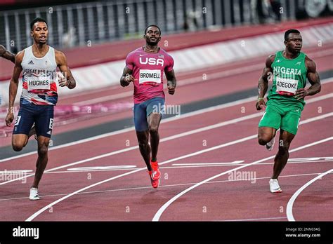 July 31 2021 Akani Simbine During 100 Meter For Men At The Tokyo