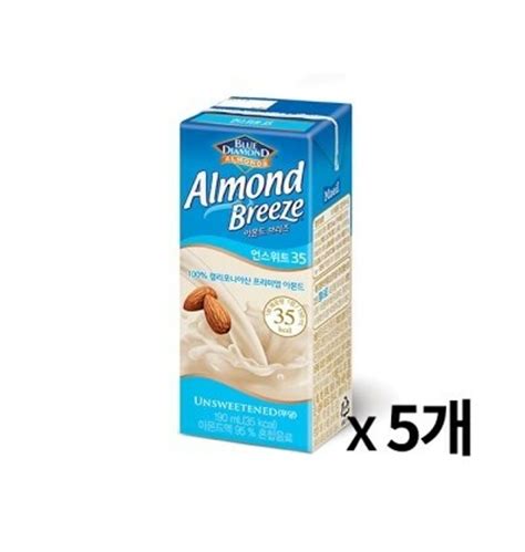 매일 아몬드 브리즈 언스위트무당 190ml 5개묶음675693 티몬