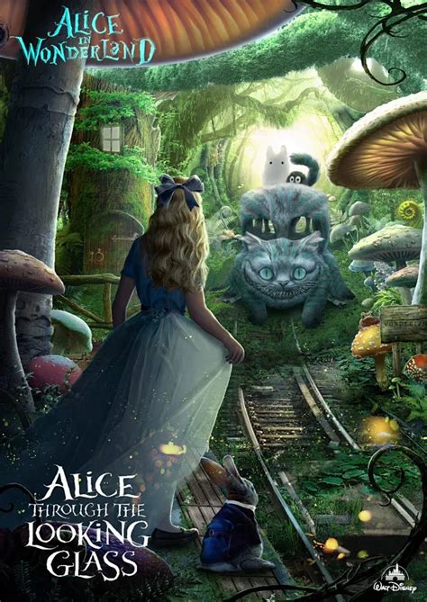 合成海报｜爱丽丝梦游仙境 花瓣网