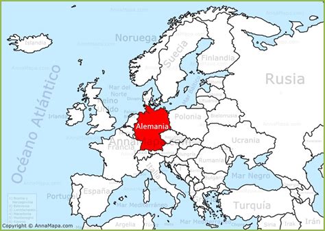 Alemania Mapa Mapa