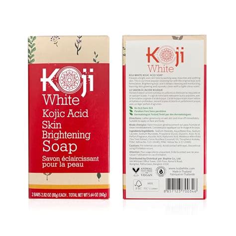Pure Kojic Acid Skin Brightening Soap For Reduce Dark Spots And Glowing
